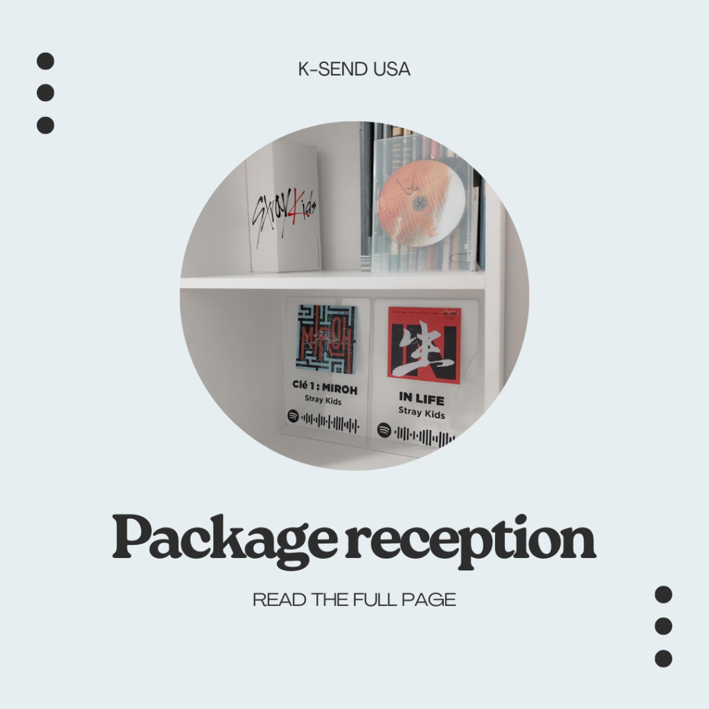 Package reception – K-SEND USA